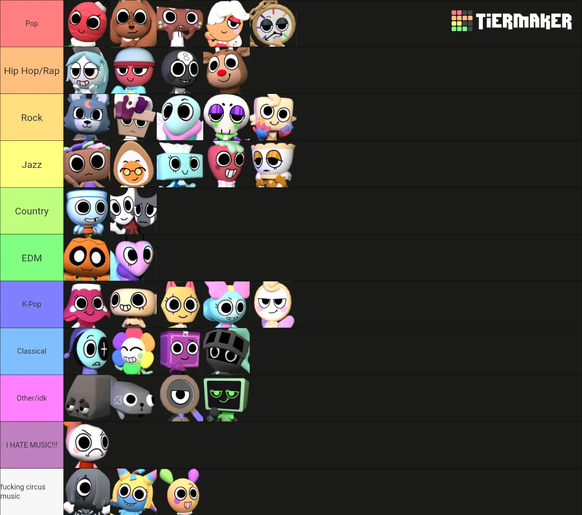 Toons favorite music genre | Fandom