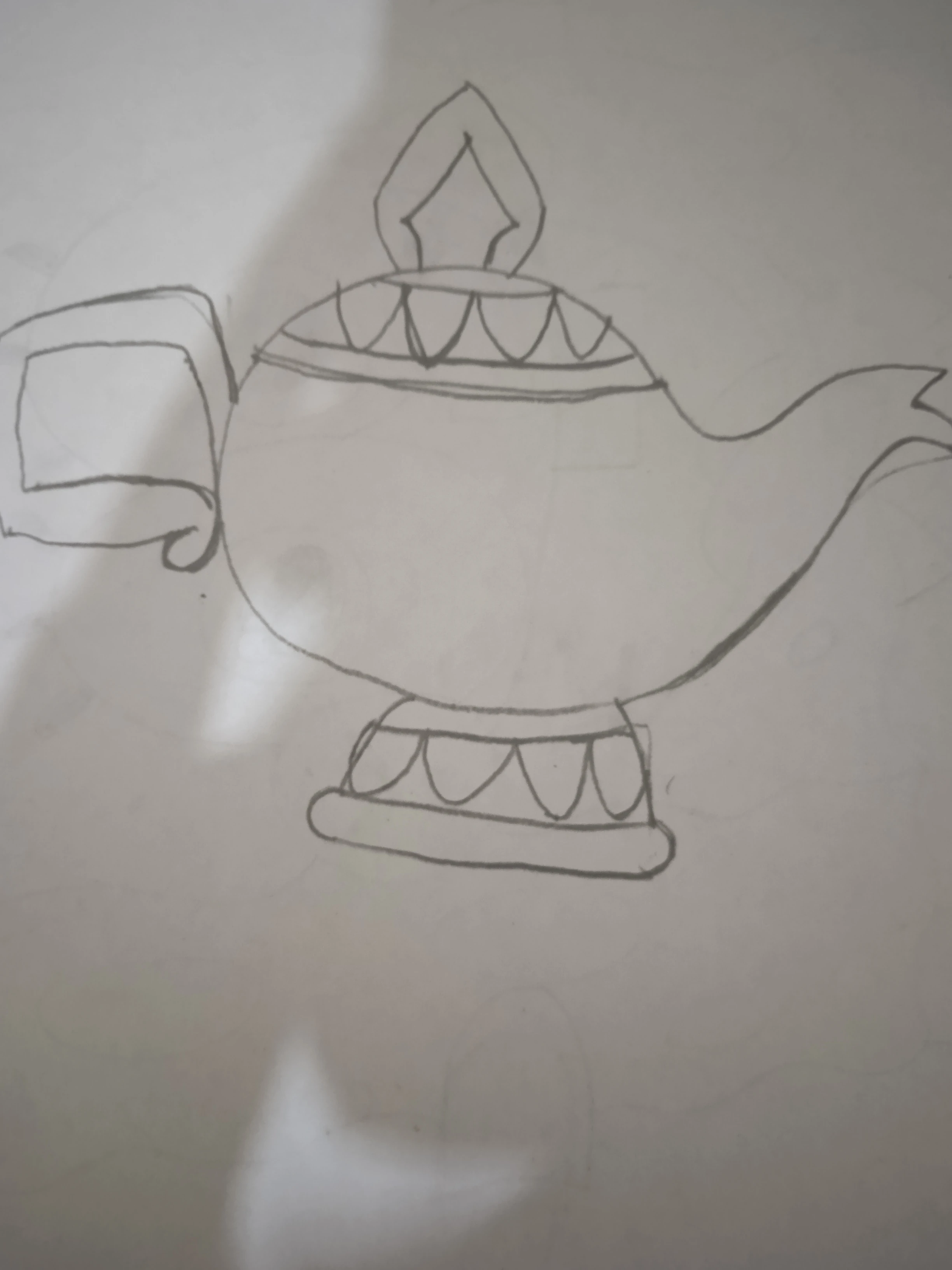 My drawing of Genie's lamp | Fandom