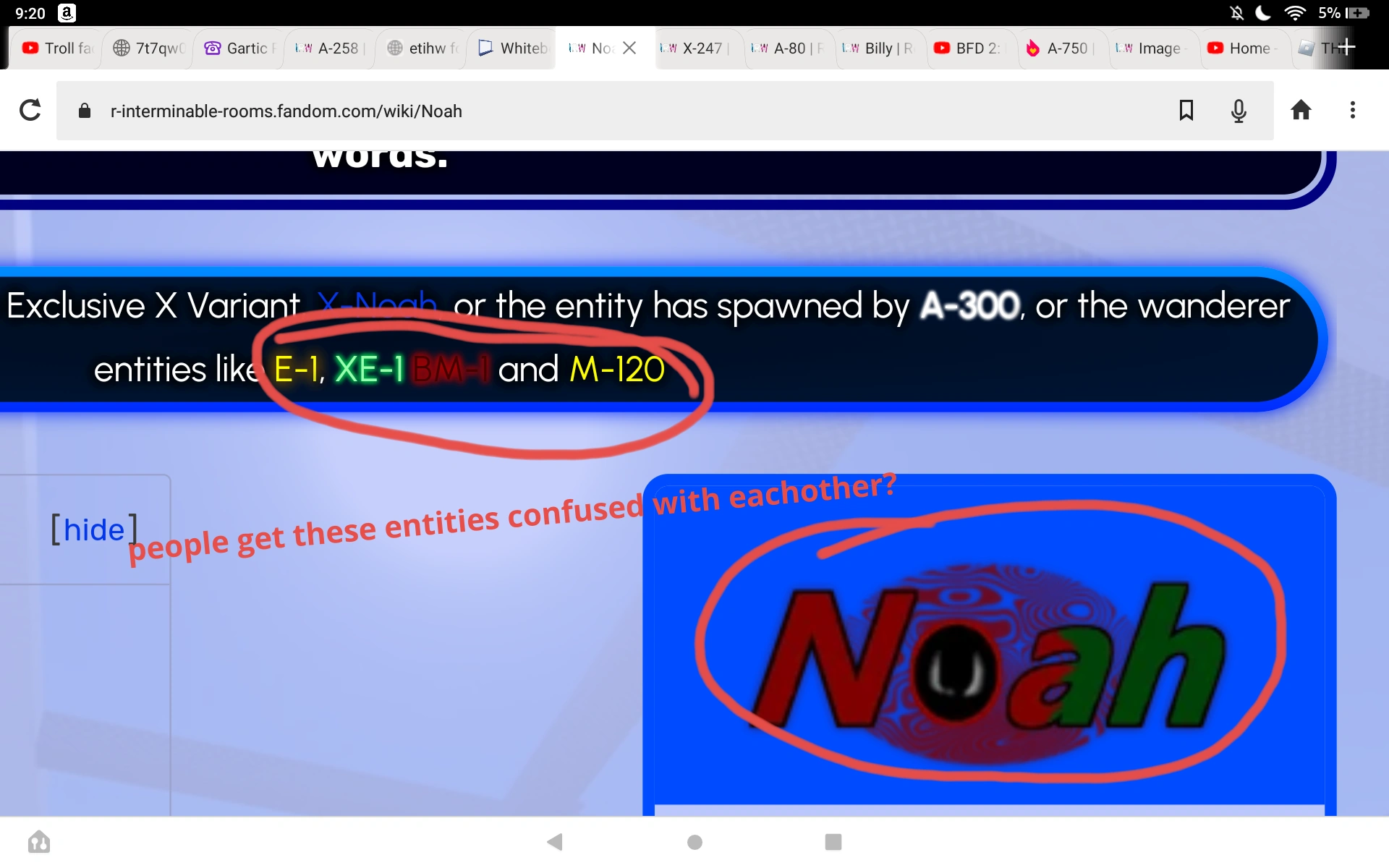 why are they putting the worst entities in the "not to be confused" box ...