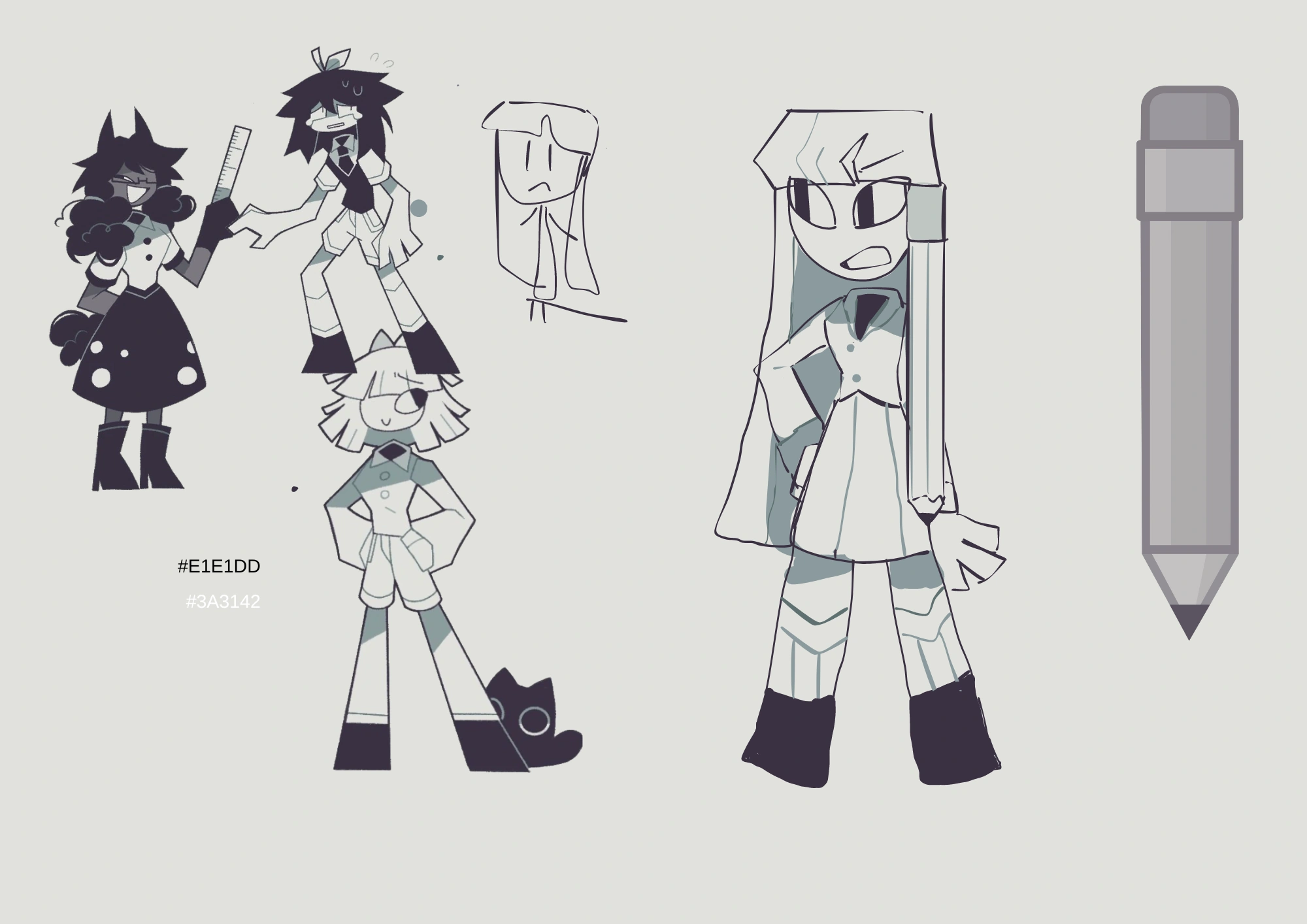 An attempt to draw Pencil humanized in the FPE artstyle | Fandom