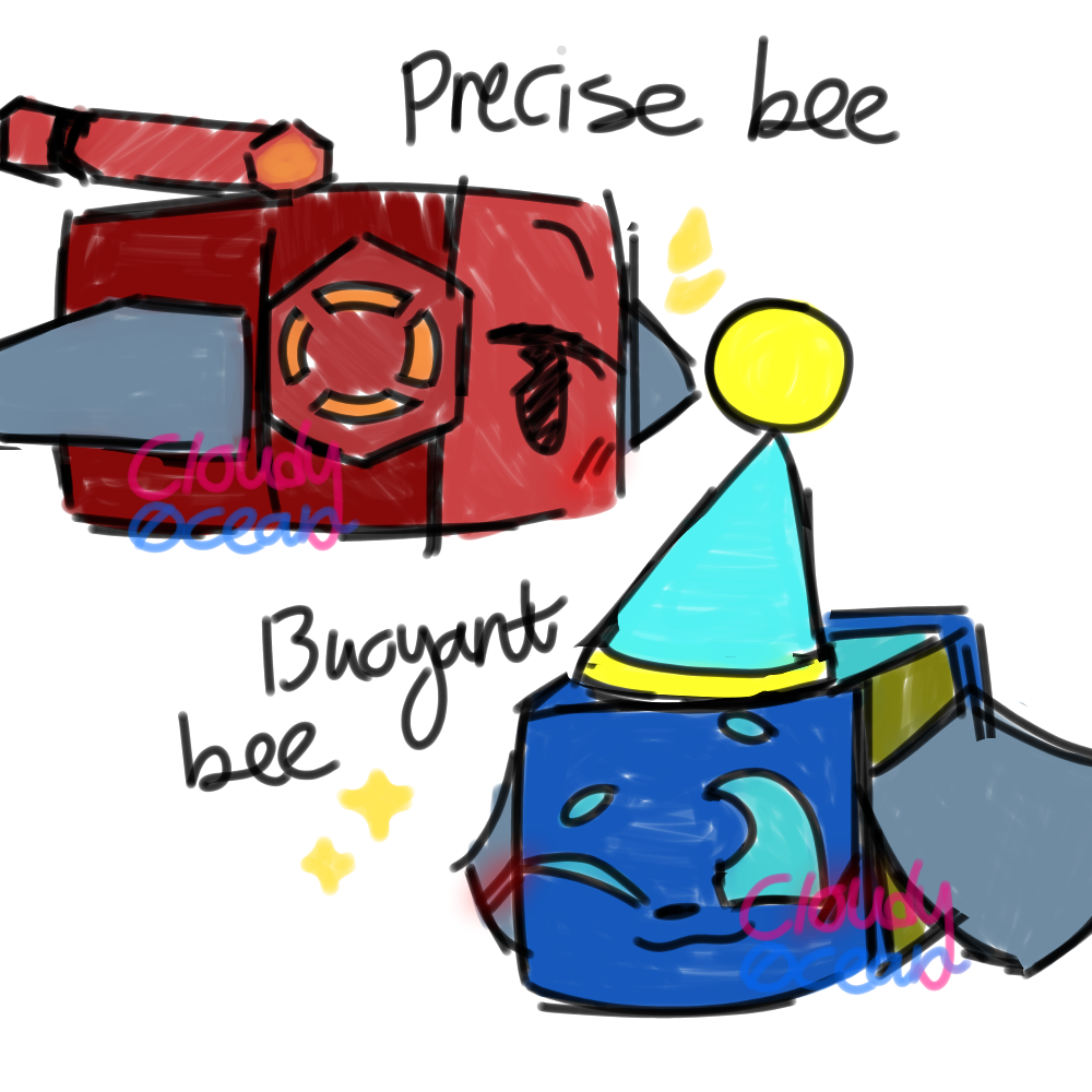 Precise Bee and Buoyant Bee. | Fandom