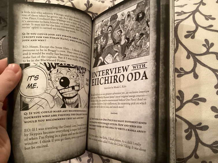 Cool questions from a written interview with with Oda (part 1) | Fandom