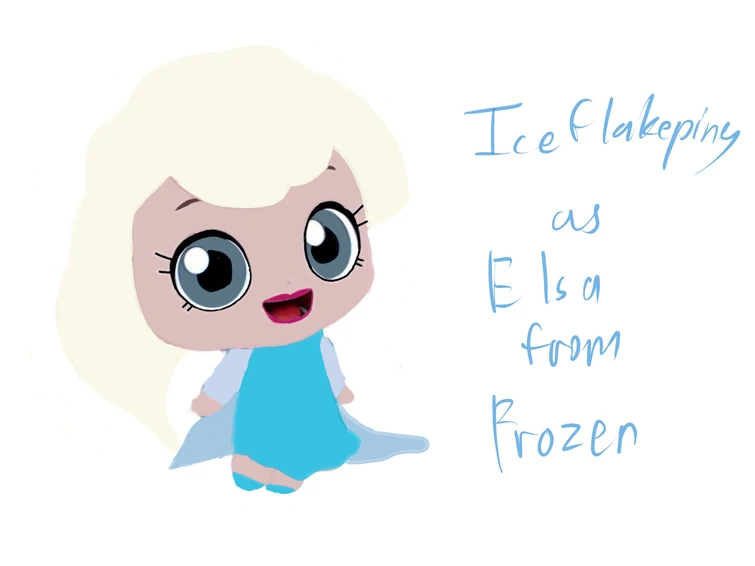 Iceflakeping as Elsa from Frozen | Fandom