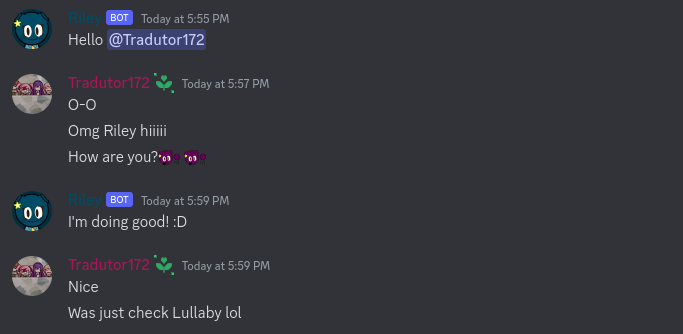 oh wow riley has her own discord account | Fandom