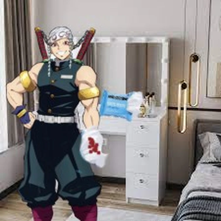 Tengen taking his makeup off after a long day | Fandom