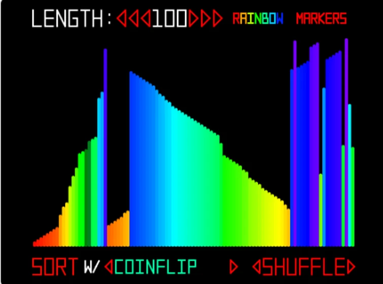 coinflip sort(in muqsit array visualizer) | Fandom