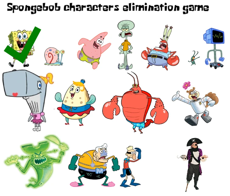 Spongebob characters elimination game 2 | Fandom