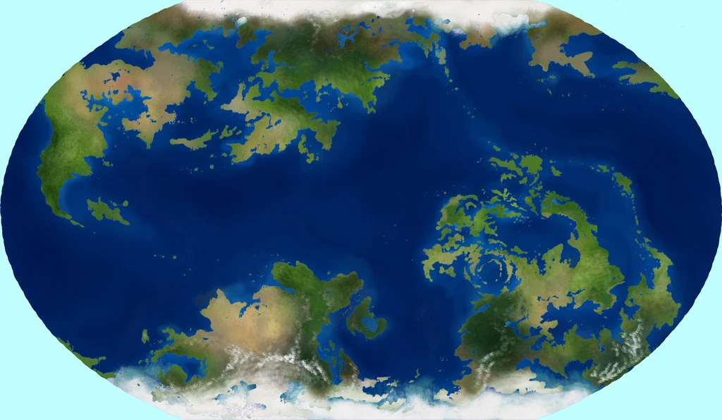 Fictional Earth Map
