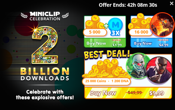 Miniclip Celebration | Agar.io Wiki | Fandom
