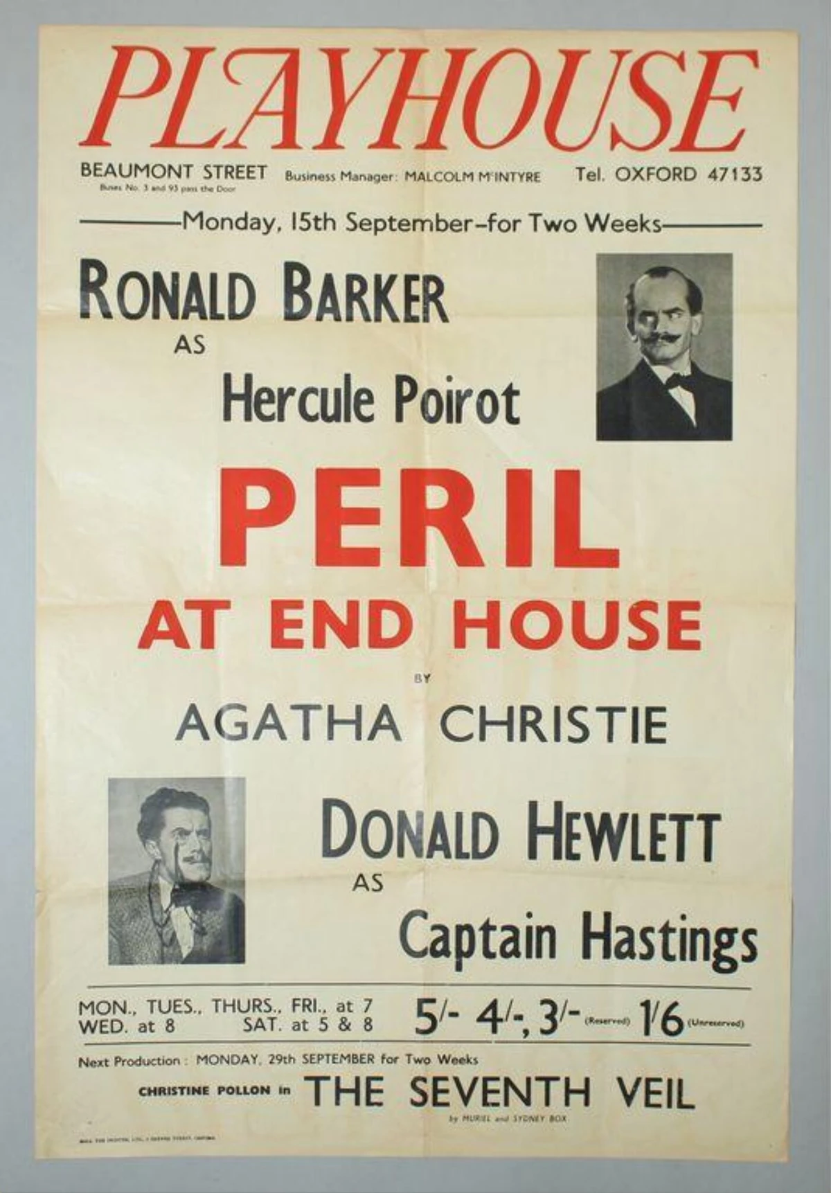 Peril at End House (Arnold Ridley adaptation) | Agatha Christie Wiki ...