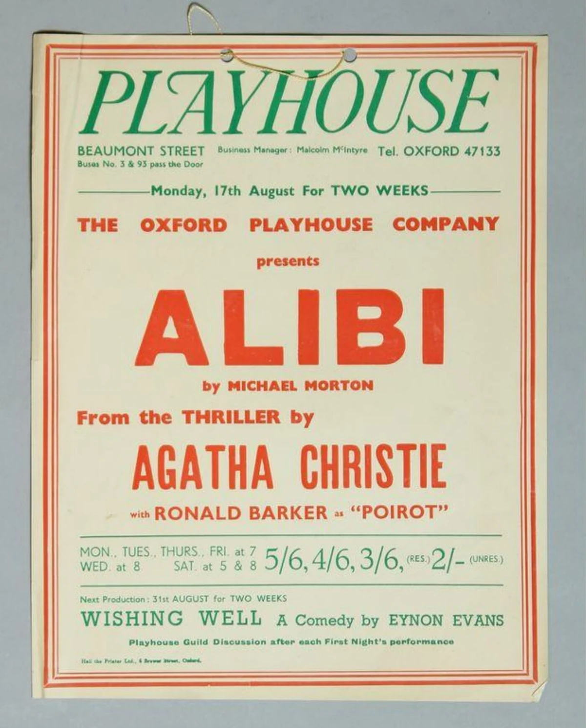 Alibi (Michael Morton adaptation) | Agatha Christie Wiki | Fandom