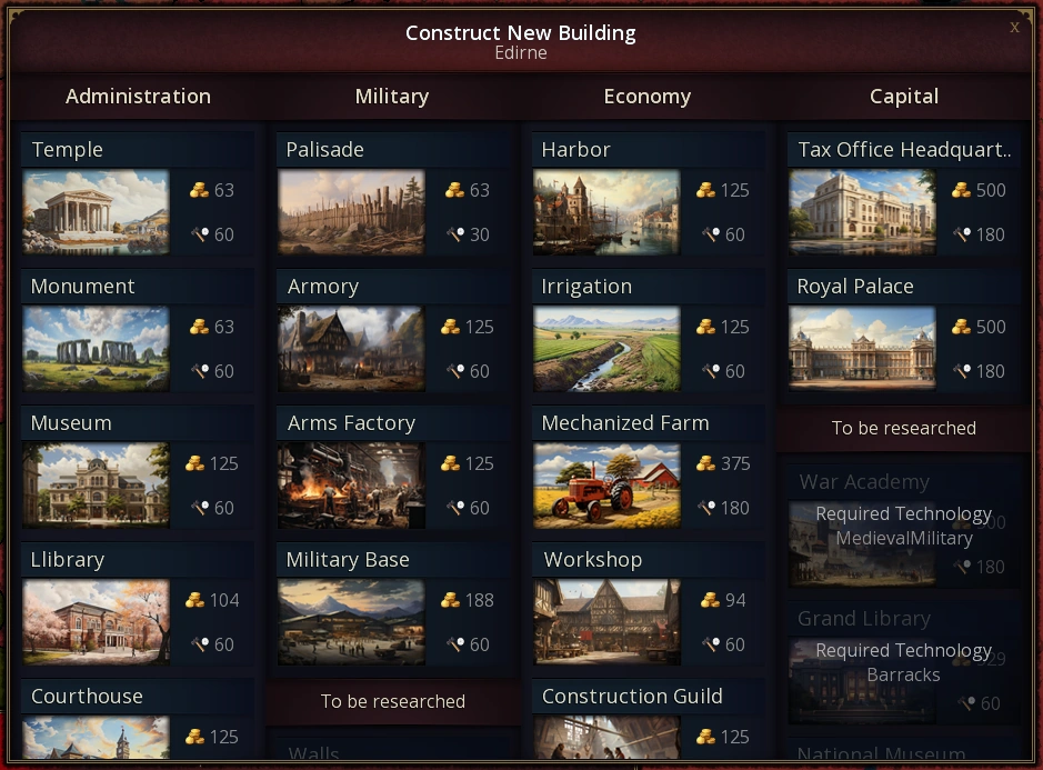 Сооружения (AoH3) | Age of History вики | Fandom