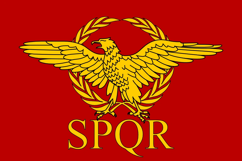 Ancient Roman Army Flag