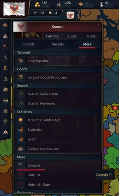Console Commands | Age of History III Wiki | Fandom
