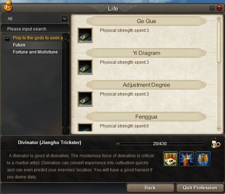 Divinator | Age of KungFu Wiki | Fandom