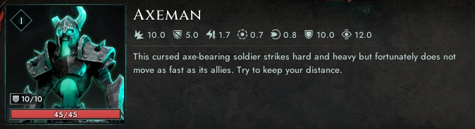 Axeman | AgeofDarkness:FinalStand Wiki | Fandom