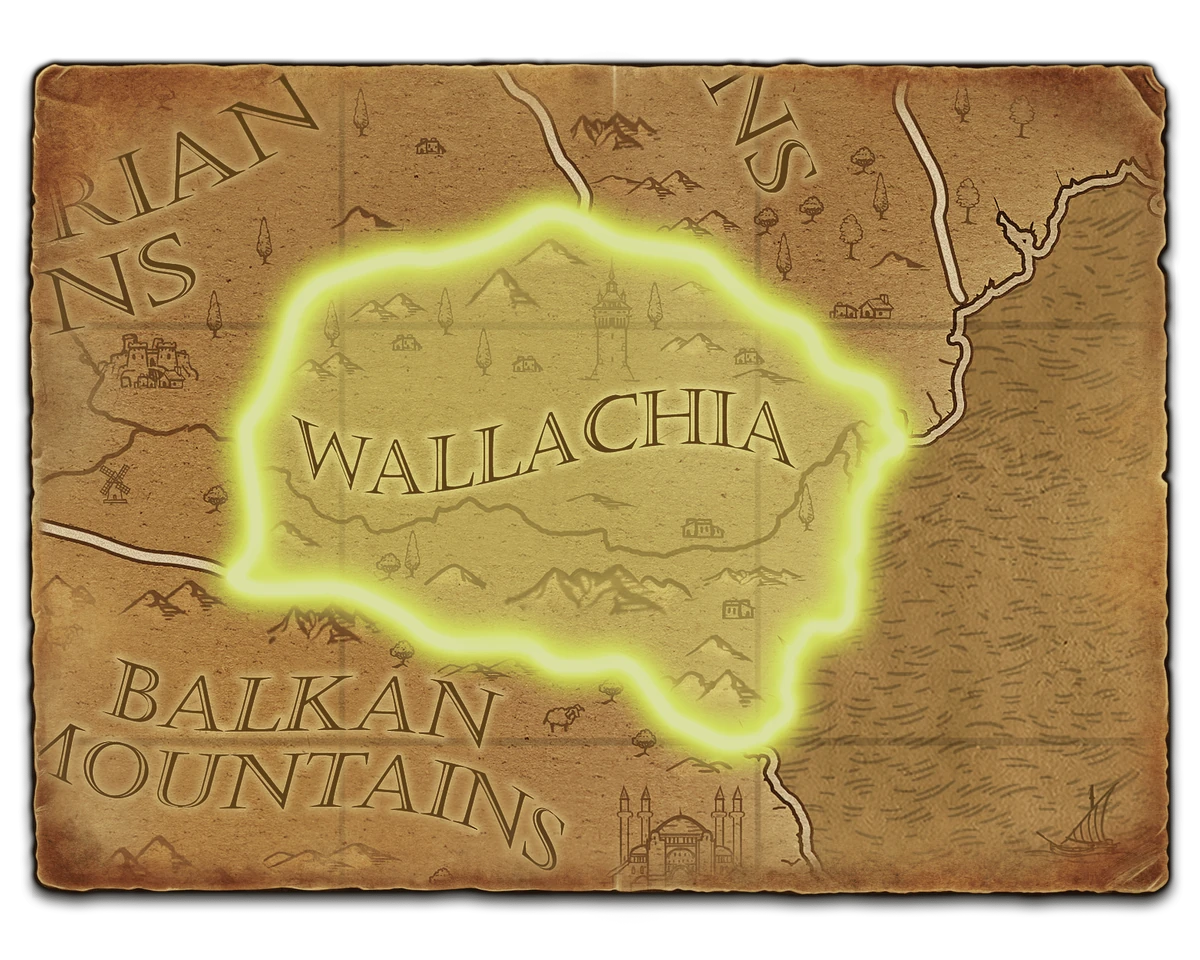 Wallachia map