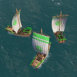 Ancient Japanese Trade Ship