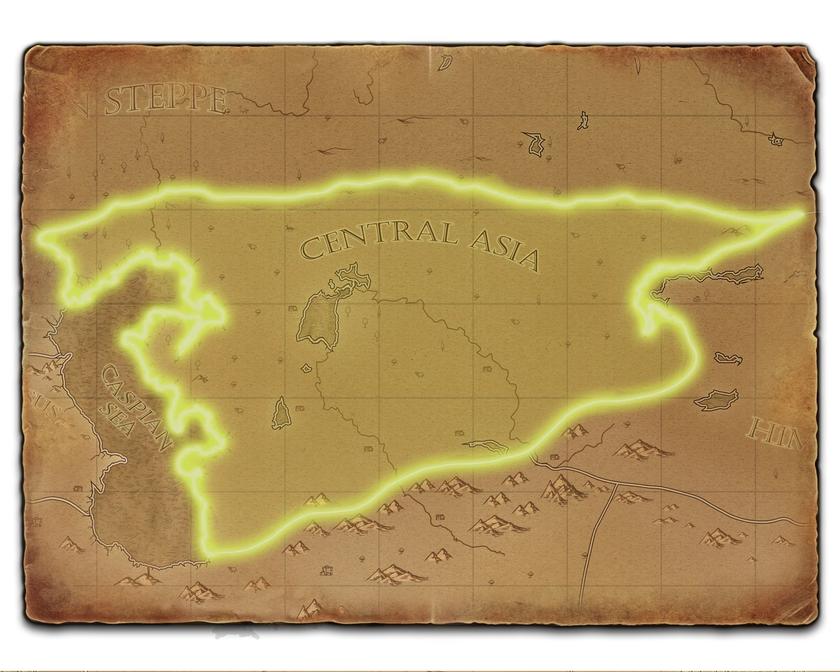 Asian Steppe Map