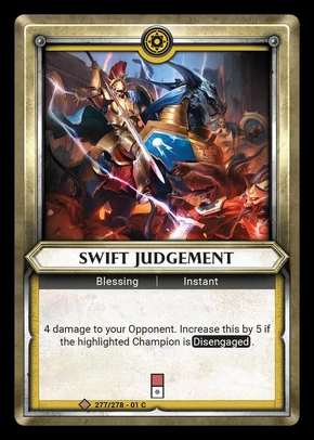 Swift Judgement - Warhammer Age of Sigmar: Champions Wiki