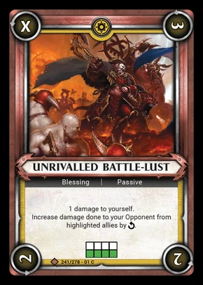 Unrivalled Battle-Lust - Warhammer Age of Sigmar: Champions Wiki