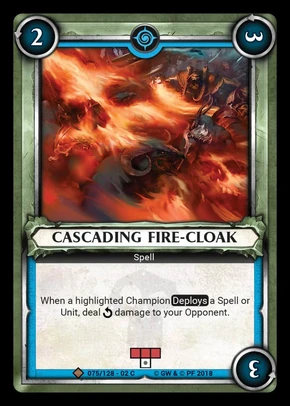 Cascading Fire-Cloak - Warhammer Age of Sigmar: Champions Wiki