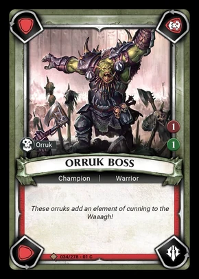 Orruk Boss - Warhammer Age of Sigmar: Champions Wiki