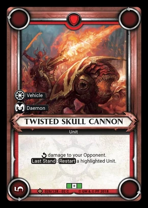 Twisted Skull Cannon - Warhammer Age of Sigmar: Champions Wiki
