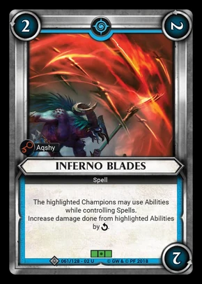 Inferno Blades - Warhammer Age of Sigmar: Champions Wiki