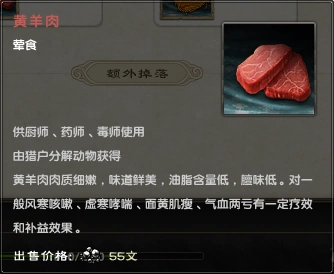 Mongolian Gazelle Meat | Age of Wulin CN Wiki | Fandom