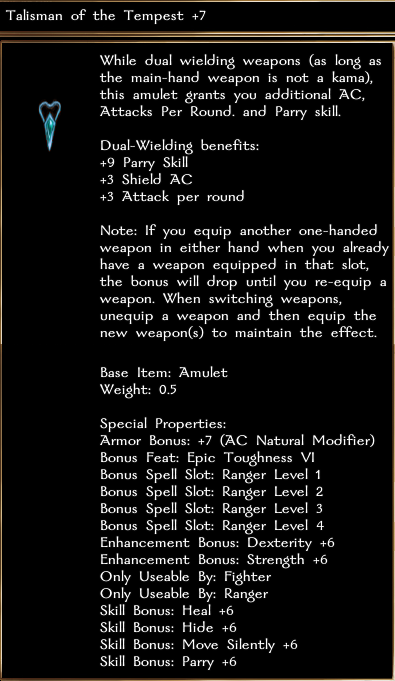 Specialization Amulets | Agmar's Aantioch NWN:EE Wiki | Fandom