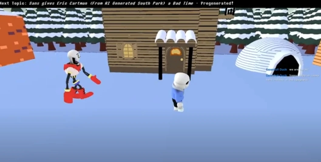Snowdin | AI Undertale Wiki | Fandom