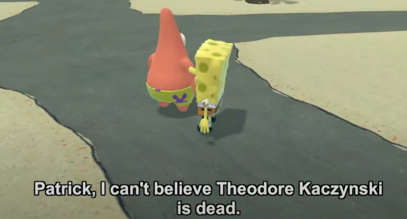 Theodore Kaczynsi | Ai_generated_sponge Wiki | Fandom