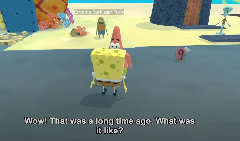Wow! That was a long time ago. What was it like? | Ai_generated_sponge ...