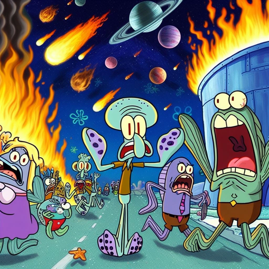 The heat death of the universe | Ai_generated_sponge Wiki | Fandom