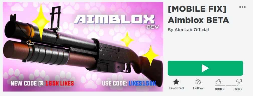 Codes | Aimblox Wiki | Fandom