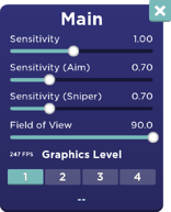 Settings | Aimblox Wiki | Fandom