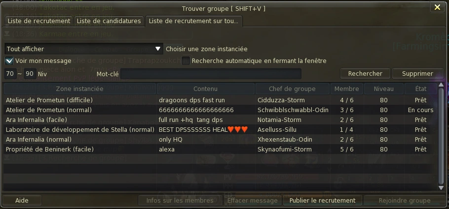 Trouver un groupe | Wiki Aion FR | Fandom