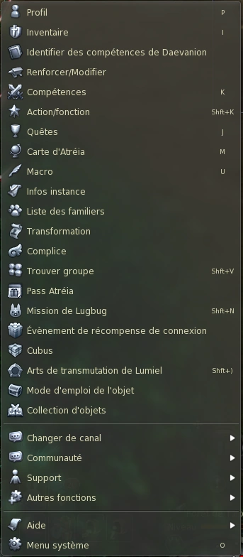 Menu principal | Wiki Aion FR | Fandom
