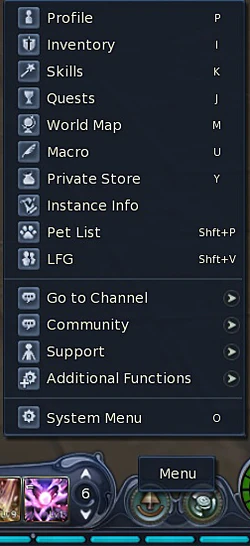 Menu | Aion Wiki | Fandom