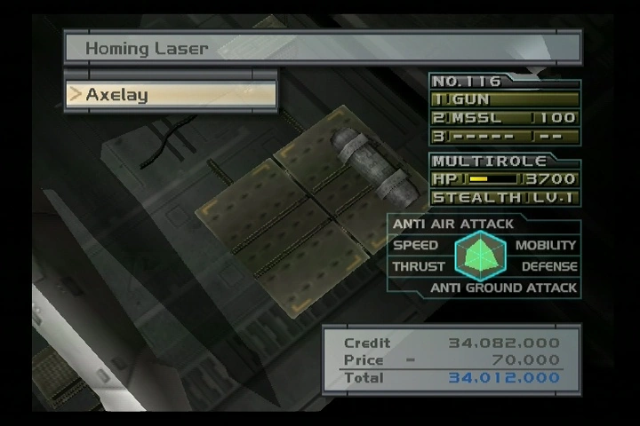 Homing Laser | Airforce Delta Wikia | Fandom