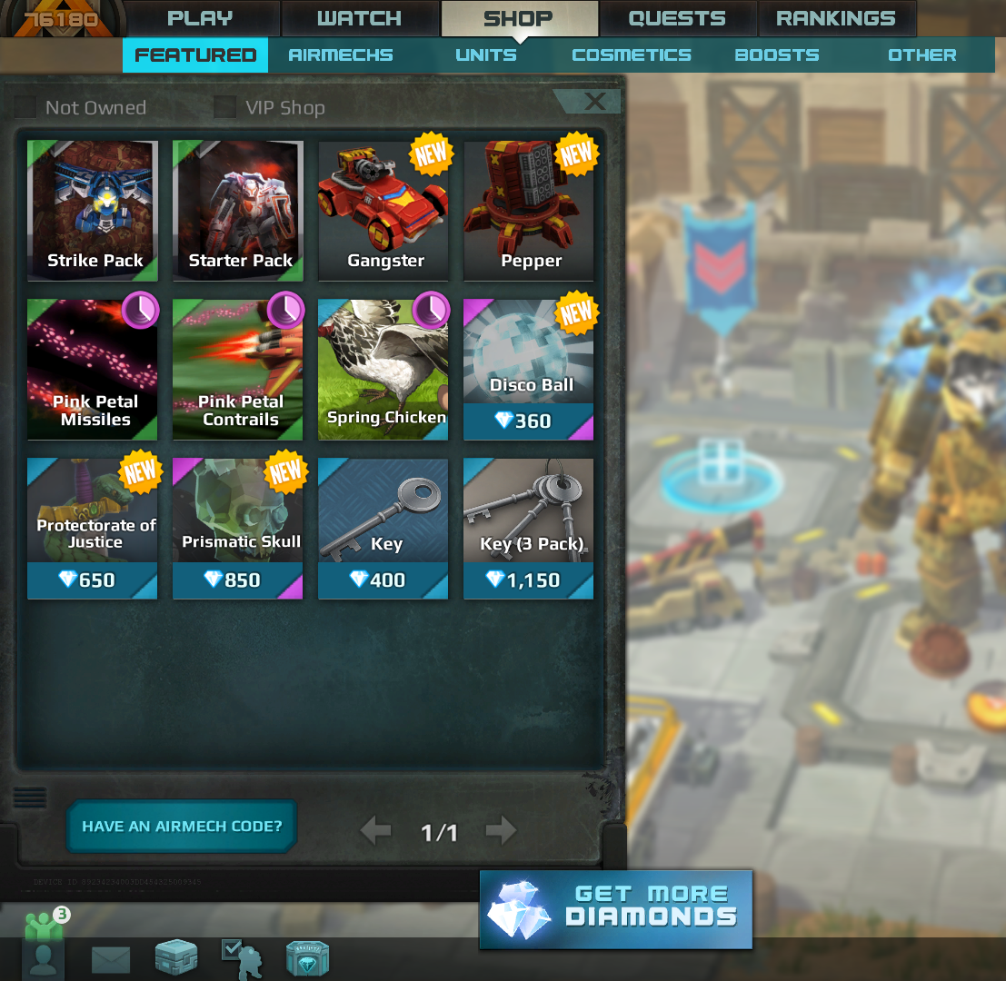 Shop | AirMech Wiki | Fandom