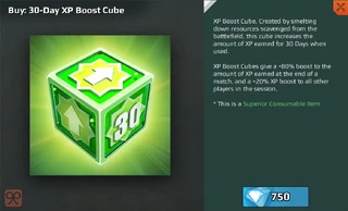 XP Boost Cube (30 Day) | AirMech Wiki | Fandom