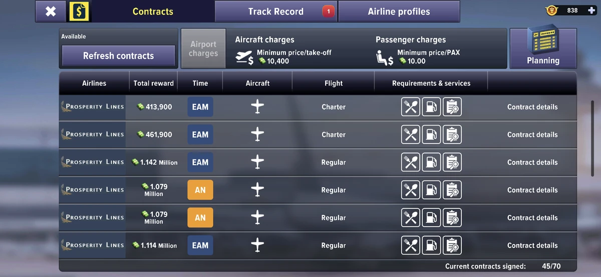 Contracts | Airport Simulator: First Class Wiki | Fandom