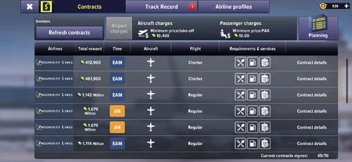 Contracts | Airport Simulator: First Class Wiki | Fandom