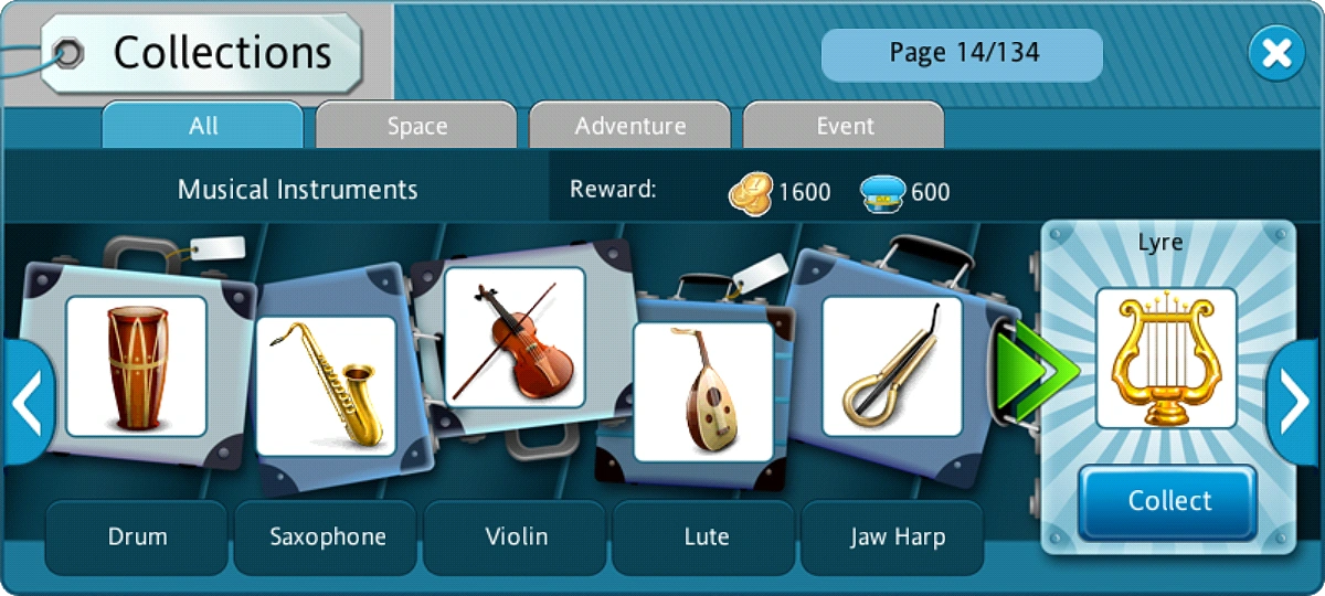 Musical Instruments (Collection) | Airport City Wiki | Fandom