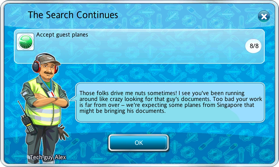 The Search Continues | Airport City Wiki | Fandom