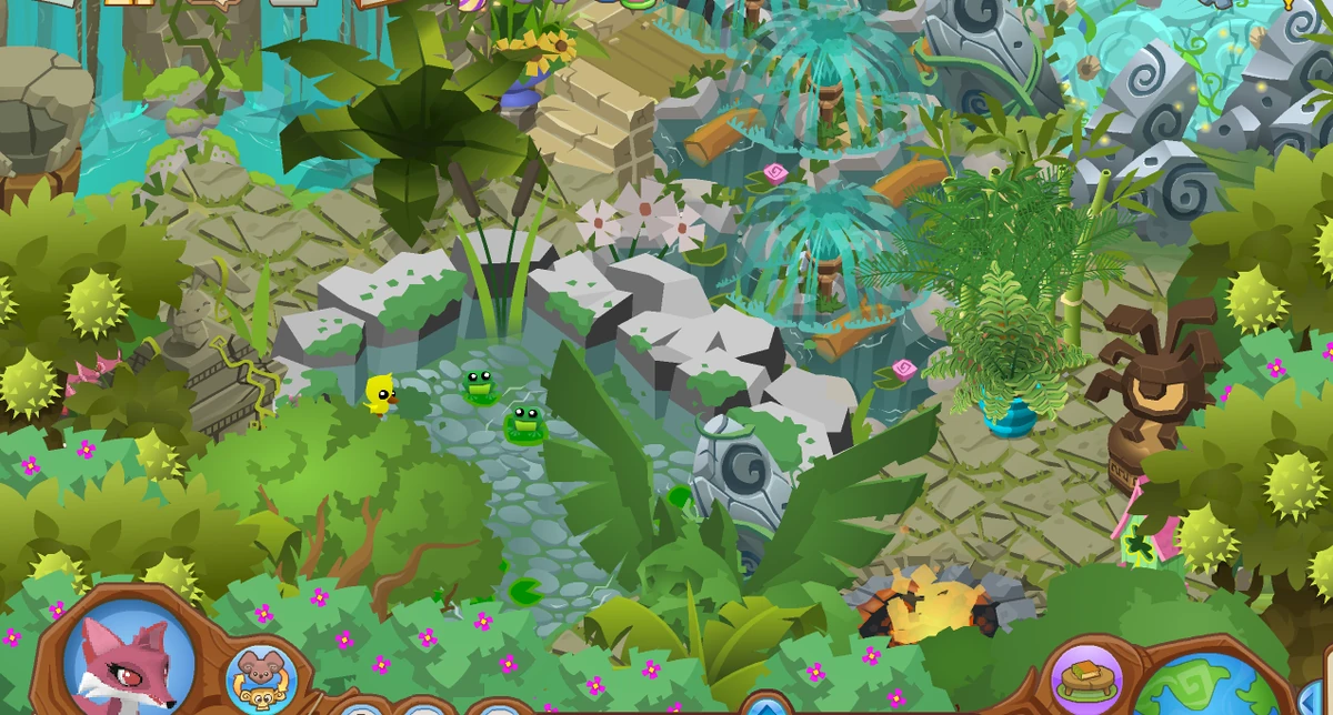 Webkinzjammer866's Nature Water Park Den | Animal Jam Dens Wiki | Fandom