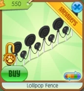 Lollipop Fence | Animal Jam Item Worth Wiki | Fandom