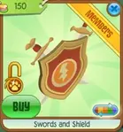 Swords and Shield | Animal Jam Item Worth Wiki | Fandom